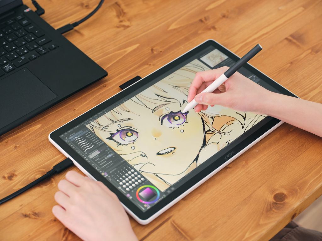 Wacom One 14: 14‑Inch Full HD Pen Display for Mac and Windows Creators ...