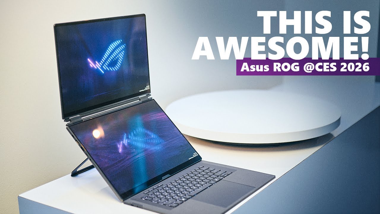 Asus ROG at CES 2026: Dual-Screen Powerhouses, 1000‑Nit OLED Brilliance ...