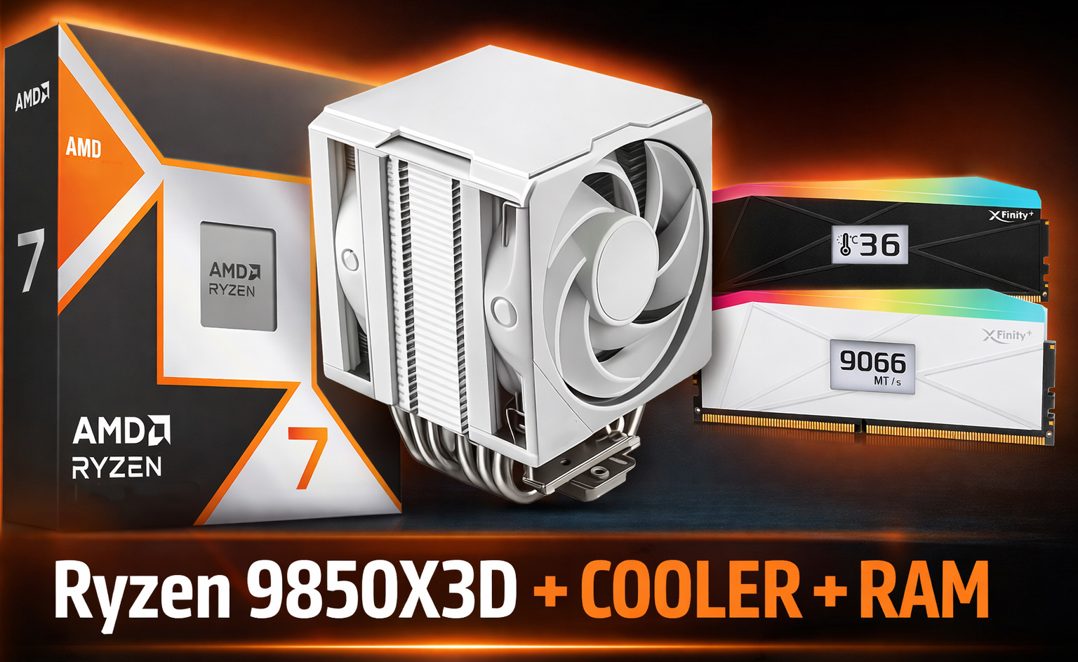 AMD Teams With Cooler Master and V-Color to Bundle Ryzen 7 9850X3D ...