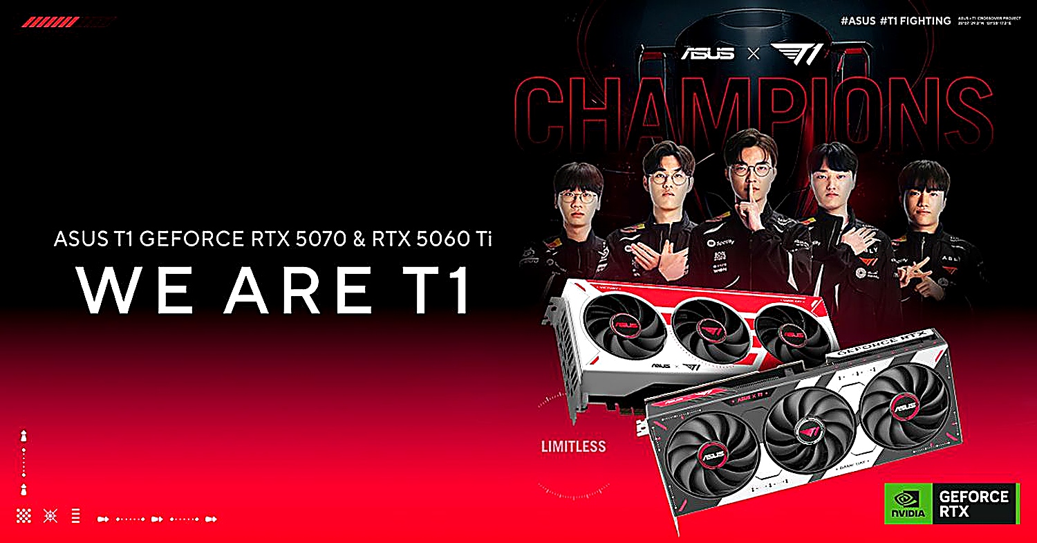 ASUS and League of Legends Icons T1 Unveil Champion-Inspired RTX 5070 ...
